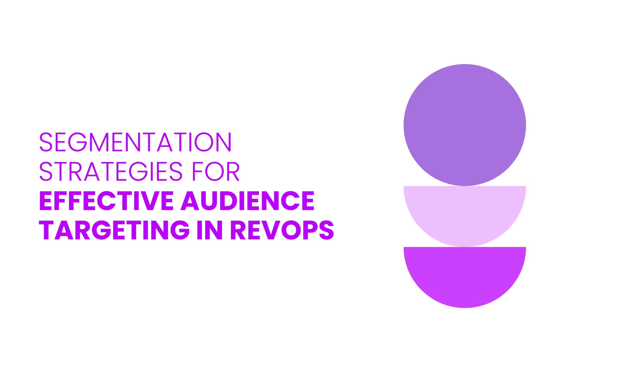 Segmentation Strategies for Effective Audience Targeting in RevOps | 180ops